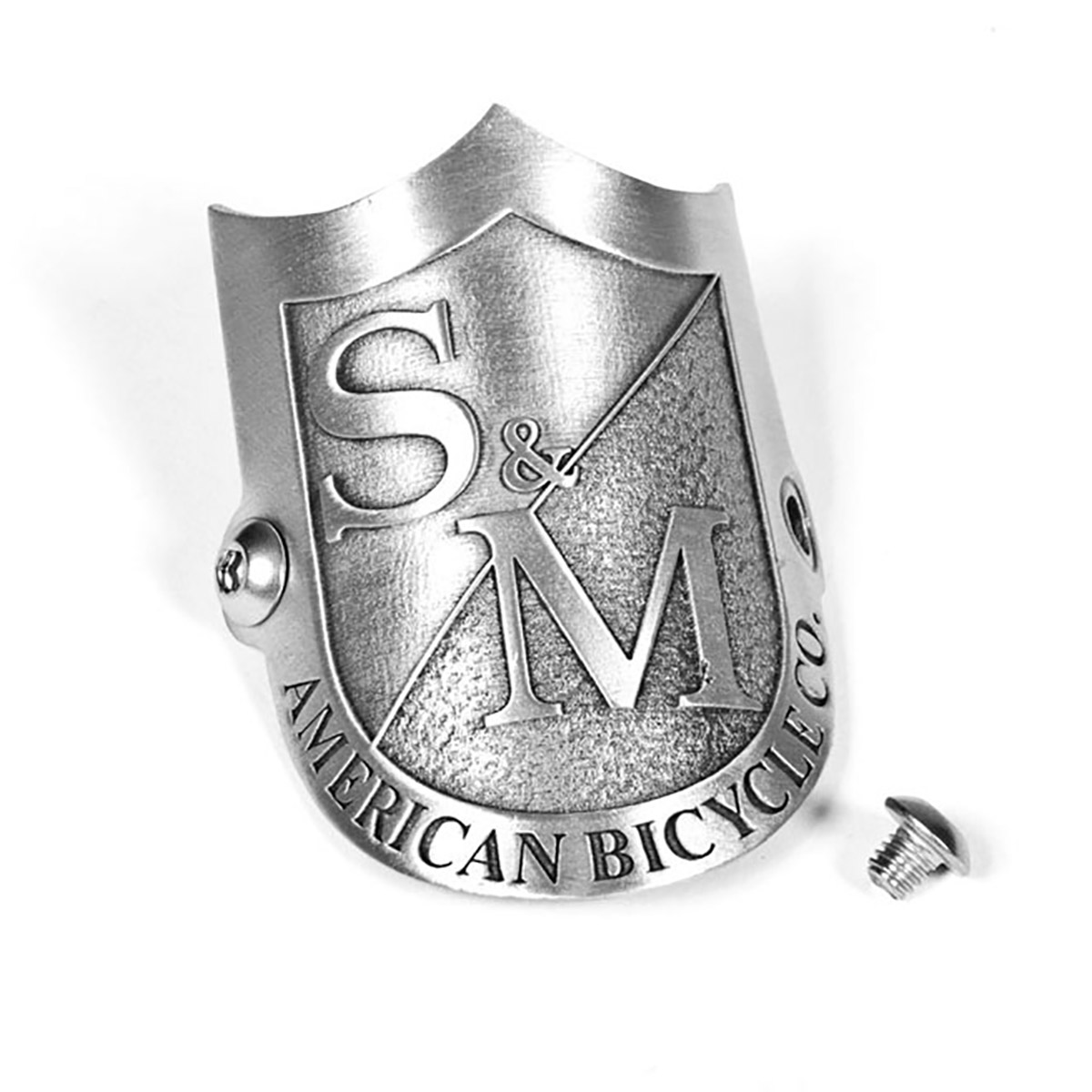 SHIELD HEAD-TUBE BADGE – S&M Bikes