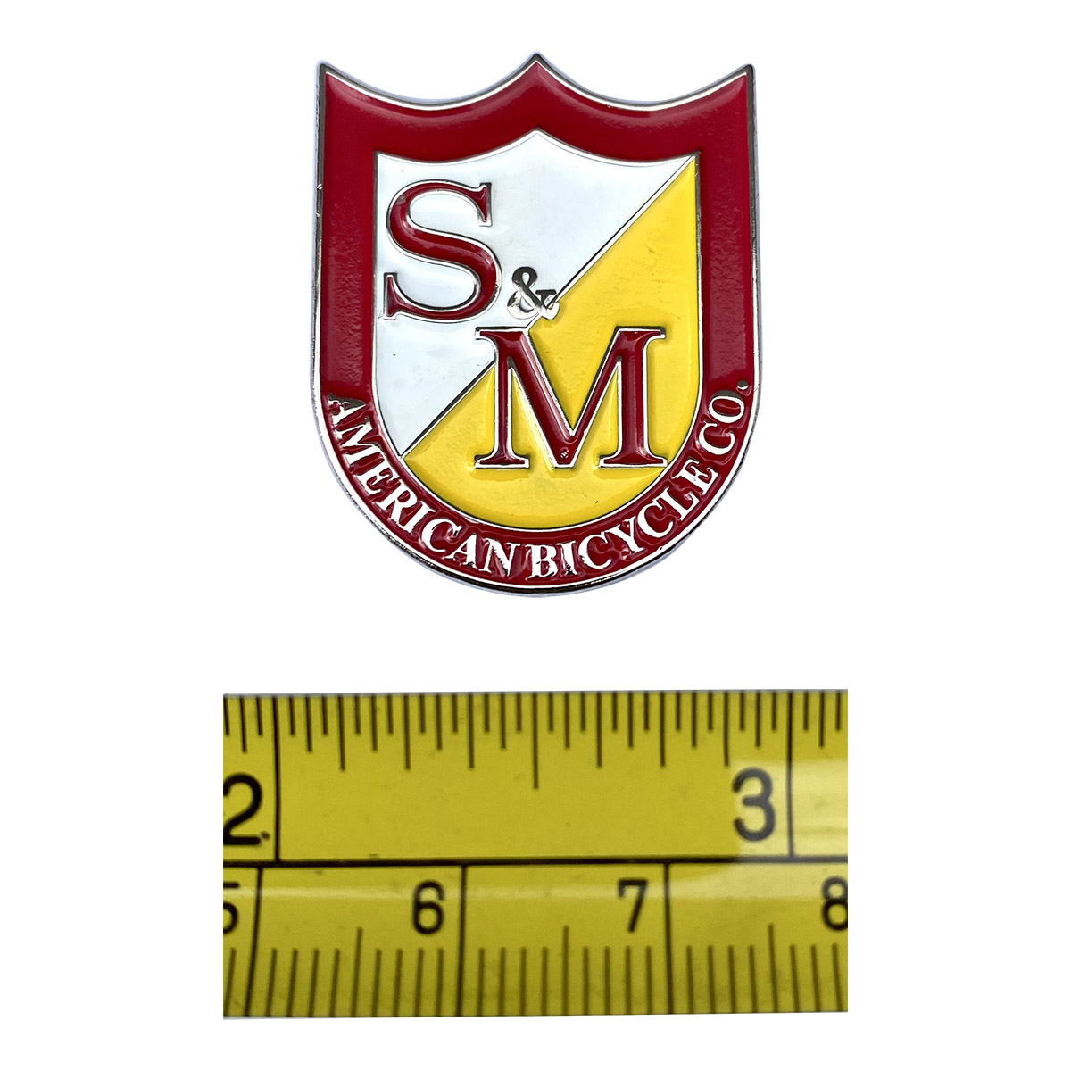 S&M Shield Enamel Pin – S&M Bikes